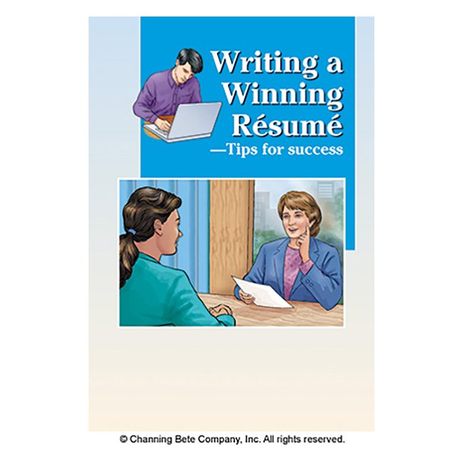 Writing A Winning Resume - Tips For Success - Channing Bete