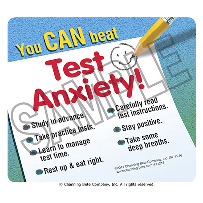 You CAN Beat Test Anxiety! Magnet - Channing Bete You CAN Beat Test Anxiety! Magnet - Channing Bete